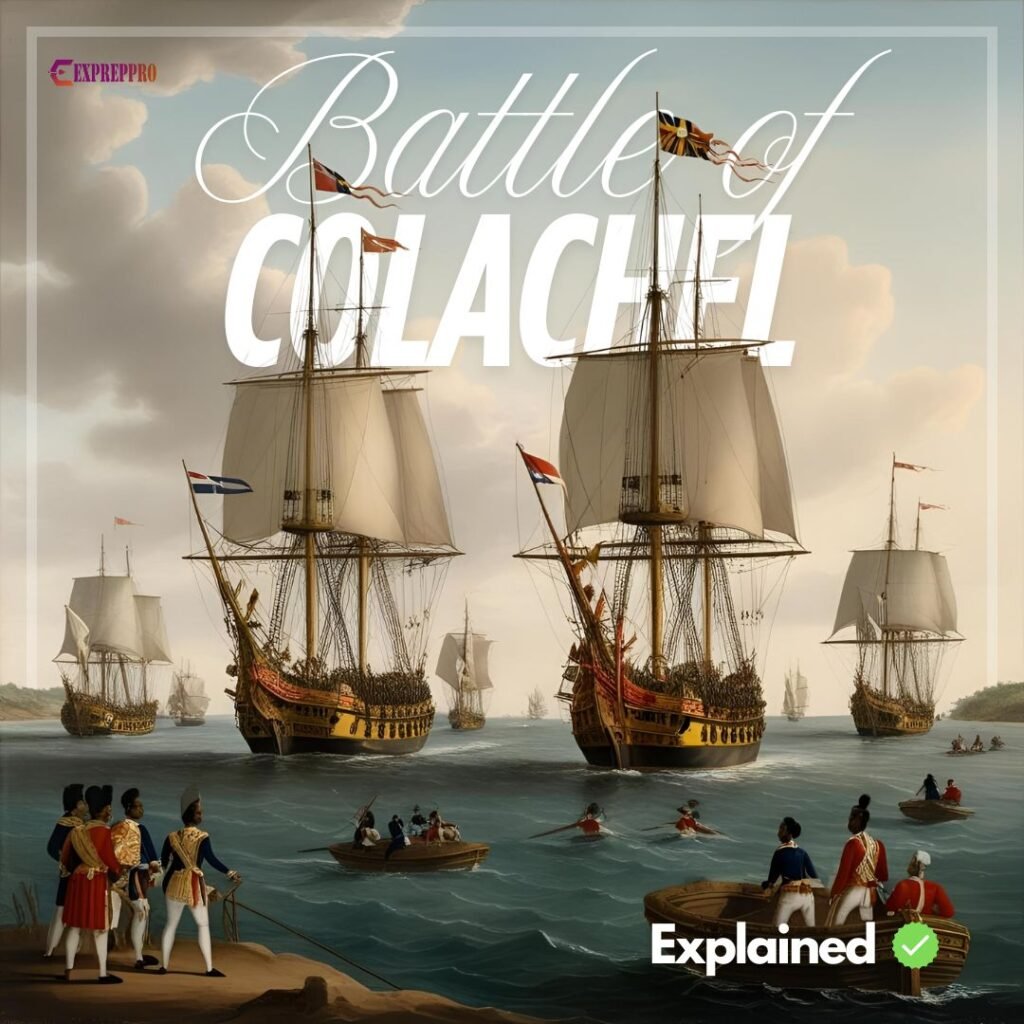 Battle of Colachel : Asian country defeated a European power